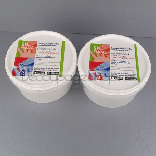 Двукомпонентен силикон за молдове и калъпи - SIL HAND - 0.250кг.